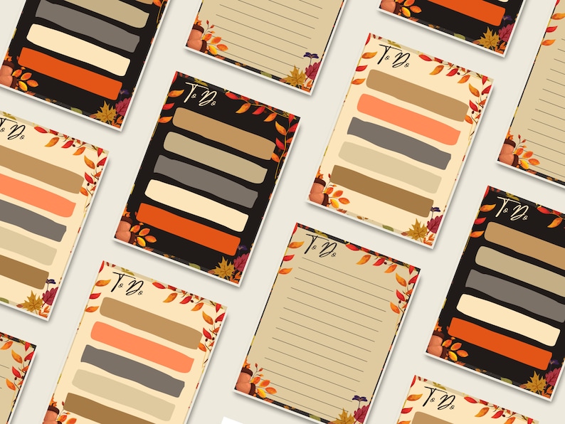 To Do List Printable Fall, Printable to Do List, Weekly Planner - Etsy