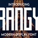 Downloadable Fonts, Display Font, Tall Font. Rangy Modern Font. Great ...