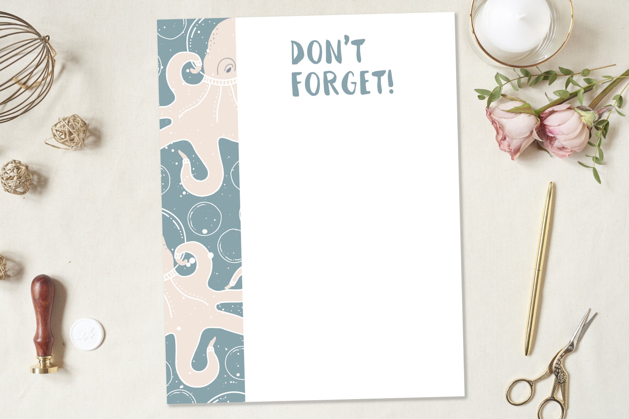 Letter Paper, Letter Writing Set, Printable Stationery 8.5x11, Cute ...