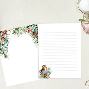 Letter Writing Set Christmas Letter Writing Paper | Etsy