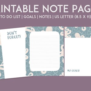 Letter Paper, Letter Writing Set, Printable Stationery 8.5x11, Cute ...