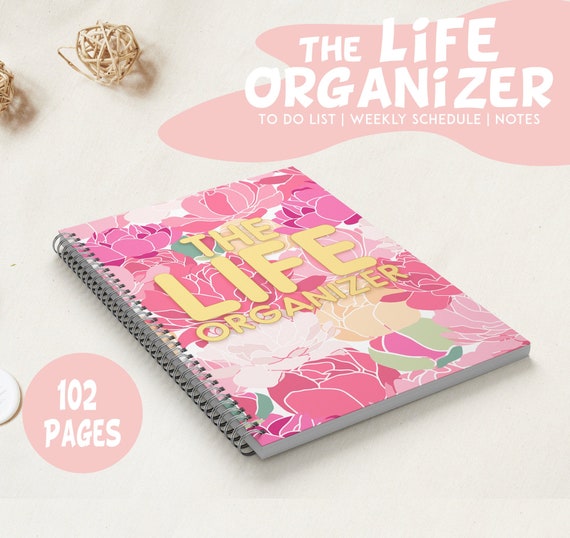 The Life Organizer Spiral Bound Planner | Etsy