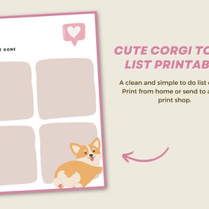 Printable to Do List, Weekly Planner - Etsy
