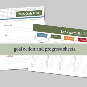 Goal Setting Kit for LDS Children and Youth Program- Young Men | 2025 ...