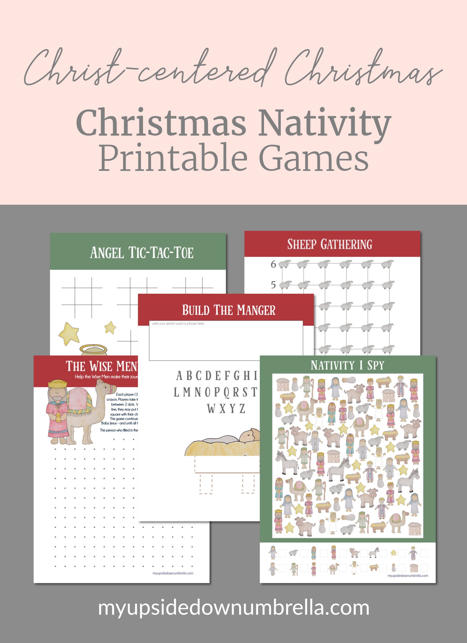 Christmas Nativity Printable Games and Activities Kit Games - Etsy