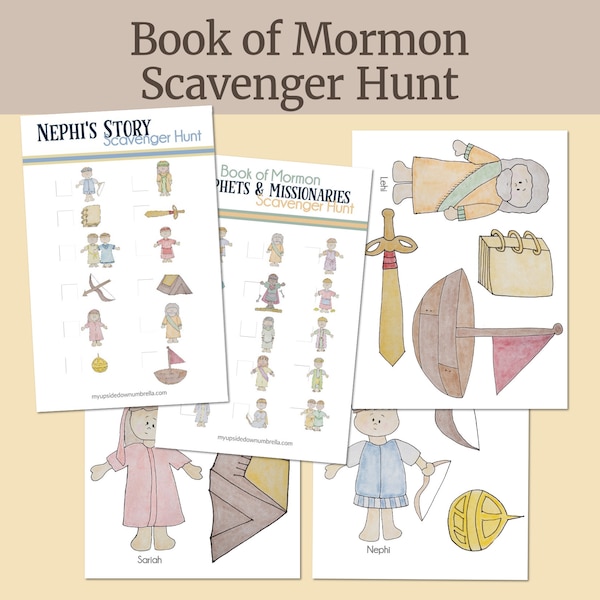 Lds Mormon Scavenger Hunt - Etsy