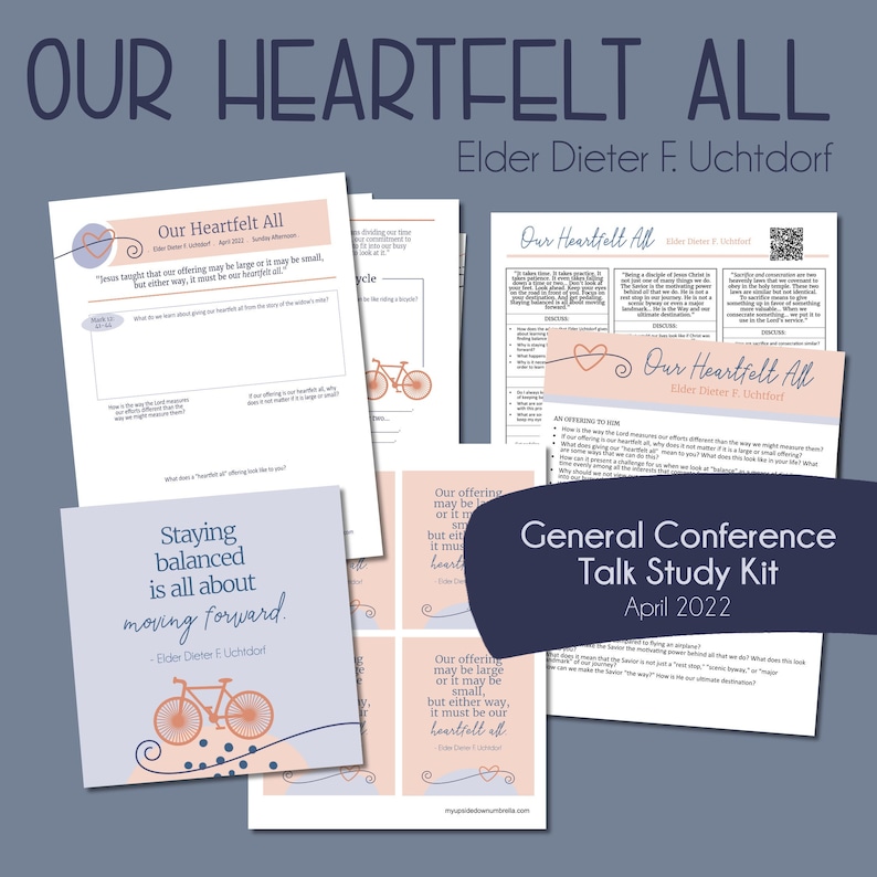 General Conference Study Kit April 2022 our - Etsy Canada