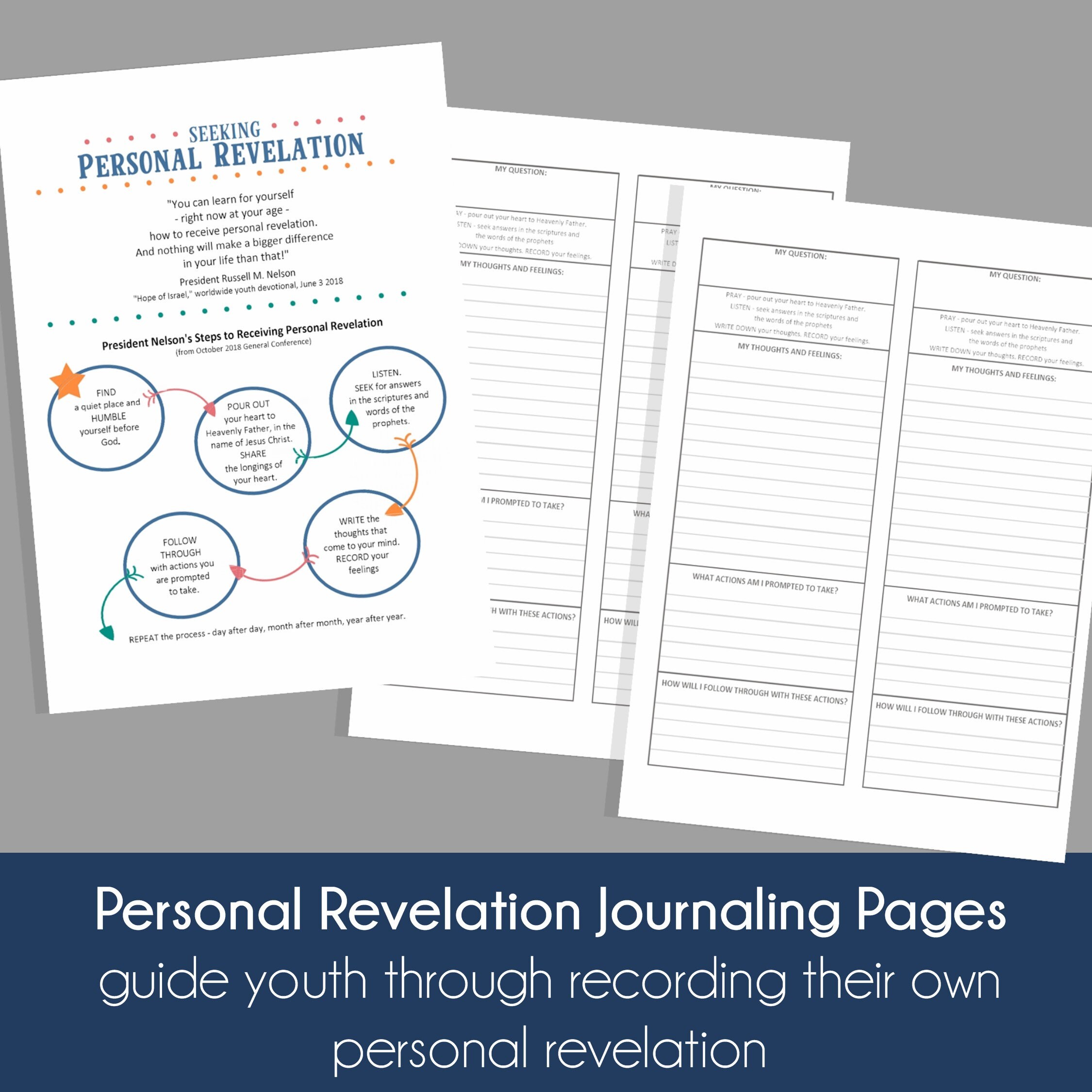 Children and Youth LDS Personal Development Journal Bundle - Etsy