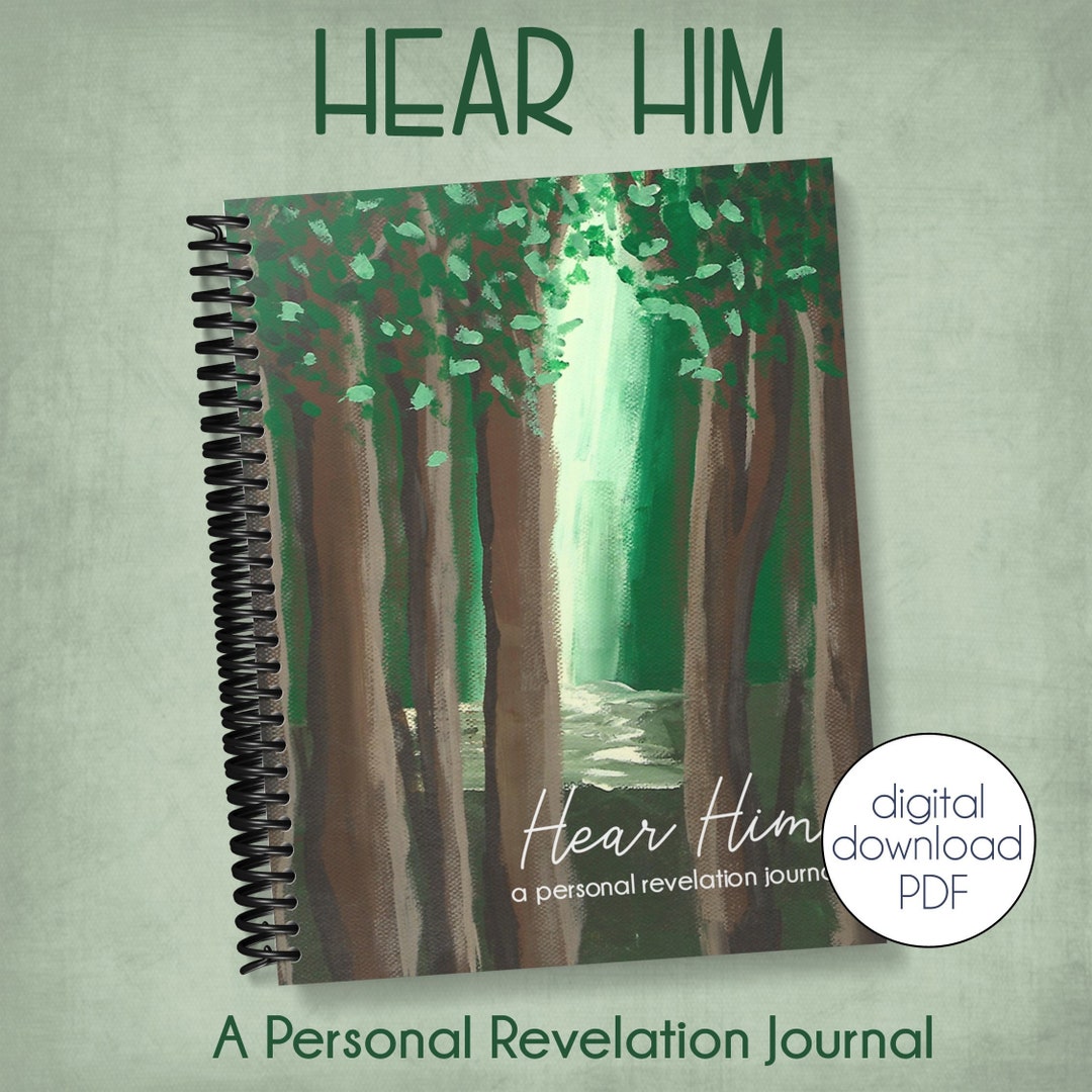Hear Him | Personal Revelation Journal, LDS Journal - Etsy