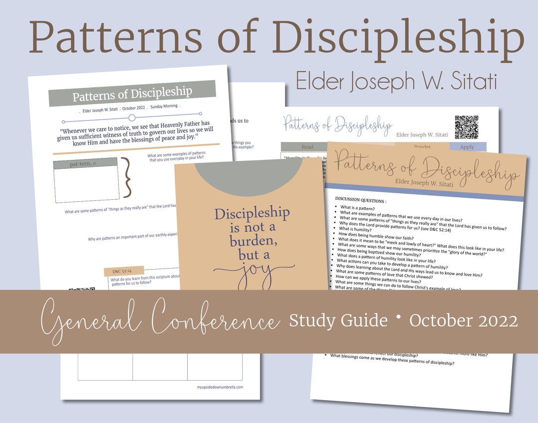 Patterns of Discipleship Joseph W. Sitati General Conference Study Kit ...