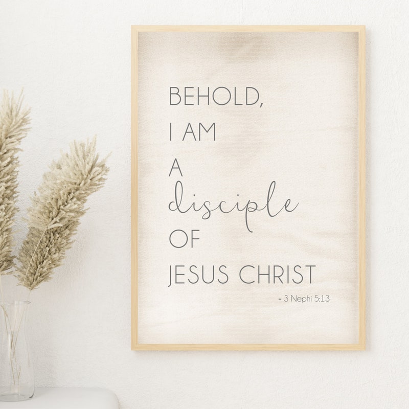 I Am a Disciple of Jesus Christ - Etsy