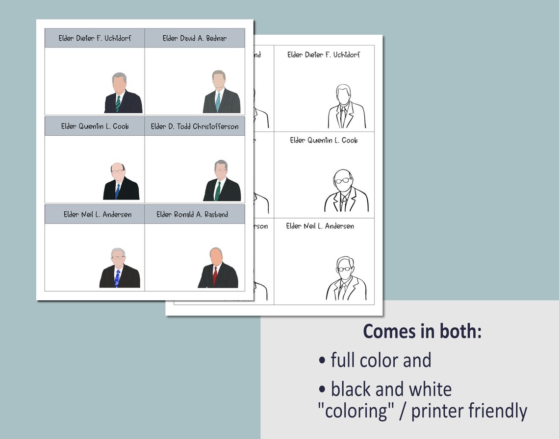 General Conference Notetaking Pages | Printable Conference Notes for ...