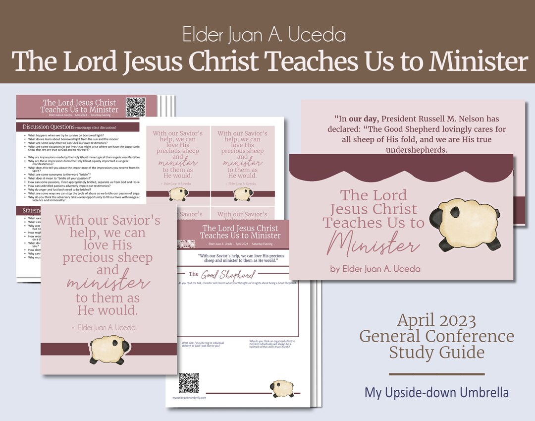 The Lord Jesus Christ Teaches Us to Minister Elder Juan A. Uceda Relief ...