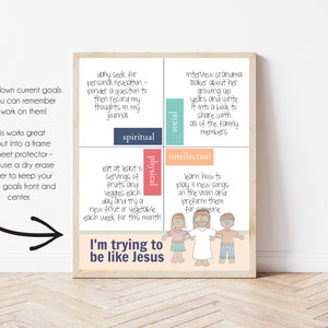 PRIMARY Goal Setting Kit for LDS Children and Youth Program | Primary ...