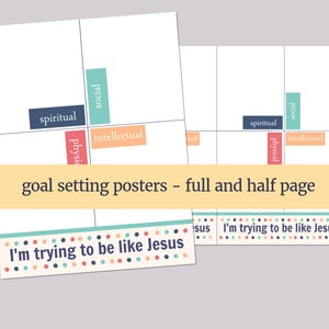PRIMARY Goal Setting Kit for LDS Children and Youth Program | Primary ...