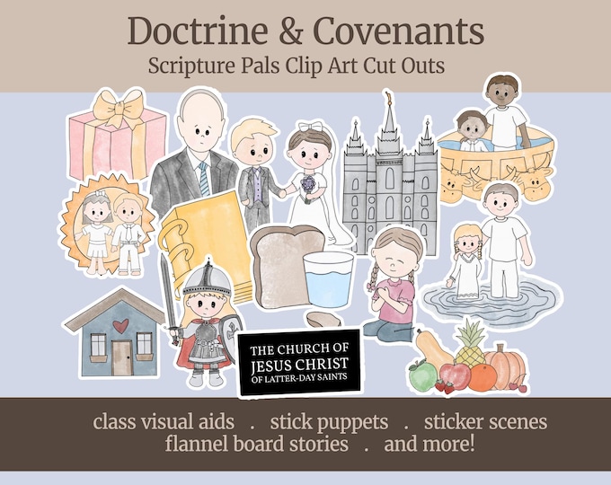 Doctrine and Covenants Symbols Banner Printable Bulletin Board Accents ...