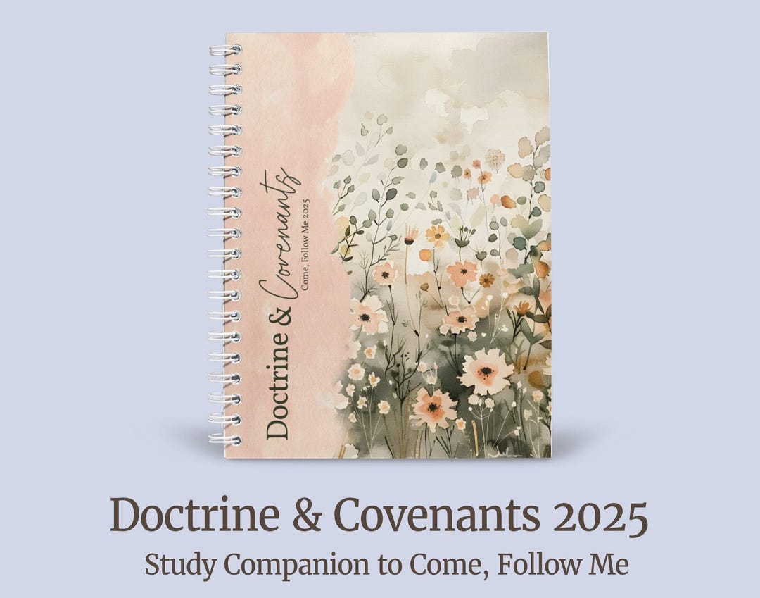 Doctrine and Covenants LDS Scripture Study Journal | Come, Follow Me ...