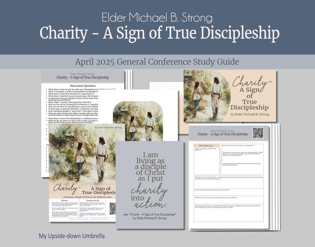 Elder Michael B. Strong - Charity: a Sign of True Discipleship- April ...