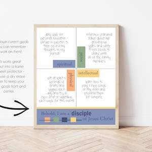 Goal Setting Kit for LDS Children and Youth Program Young Men 2024 LDS ...