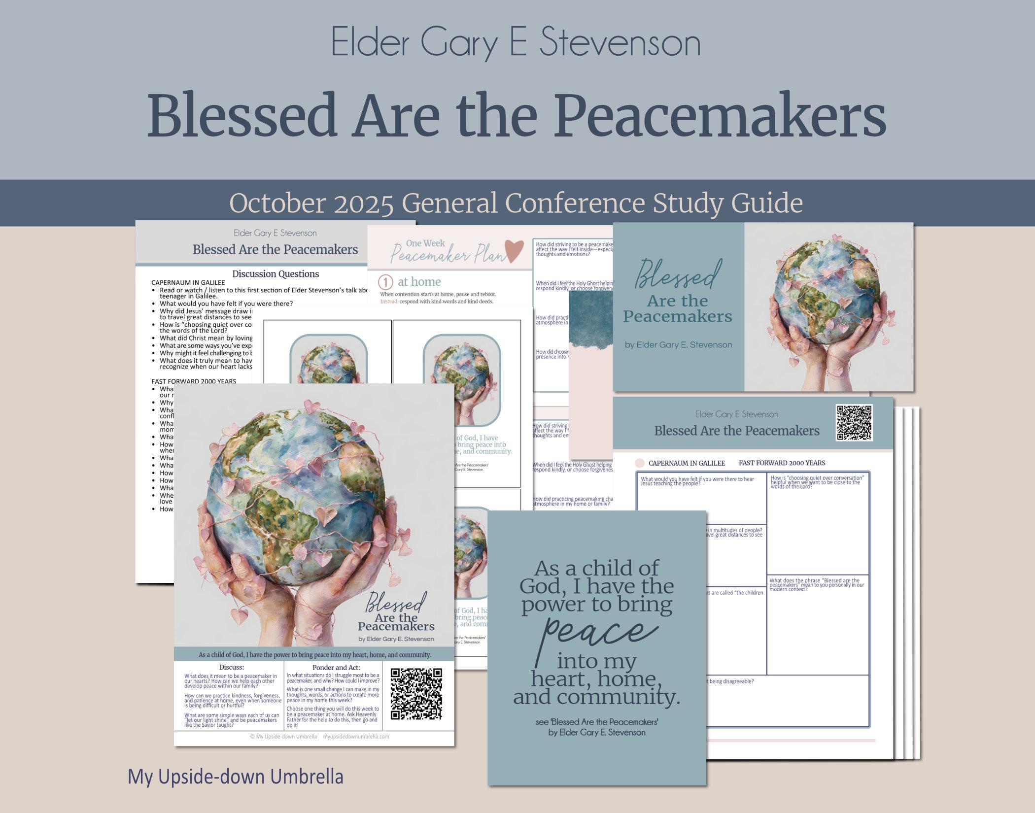 Elder Gary E. Stevenson- Blessed Are the Peacemakers - October 2025 ...