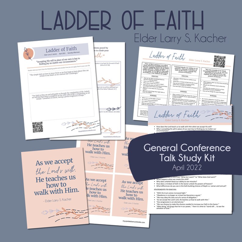 General Conference Study Kit April 2022 ladder of - Etsy