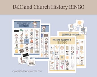 Doctrine and Covenants Memory Game | Pioneer Memory Match | LDS Primary ...