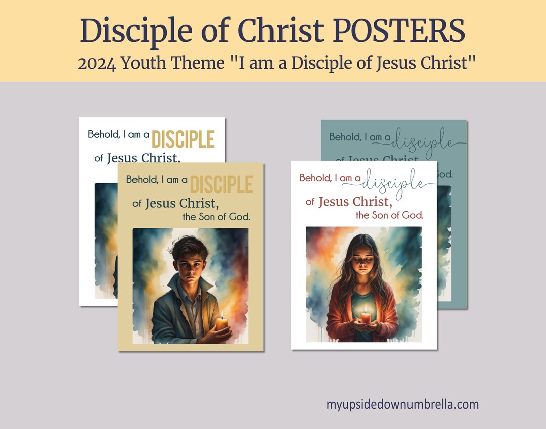 I Am a Disciple of Jesus Christ Young Women and Young Men Printable ...