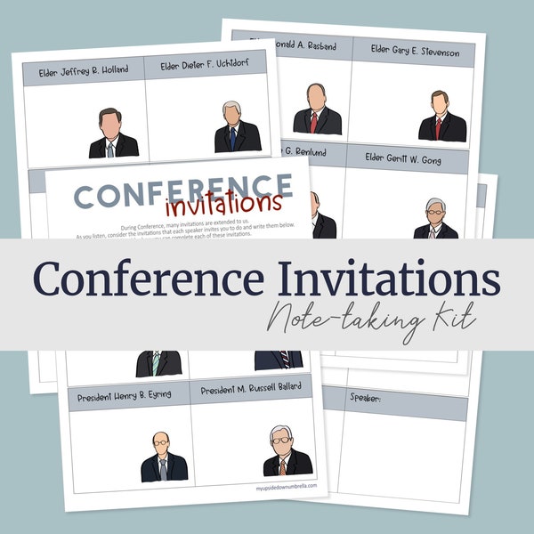 General Conference Invitation - Etsy