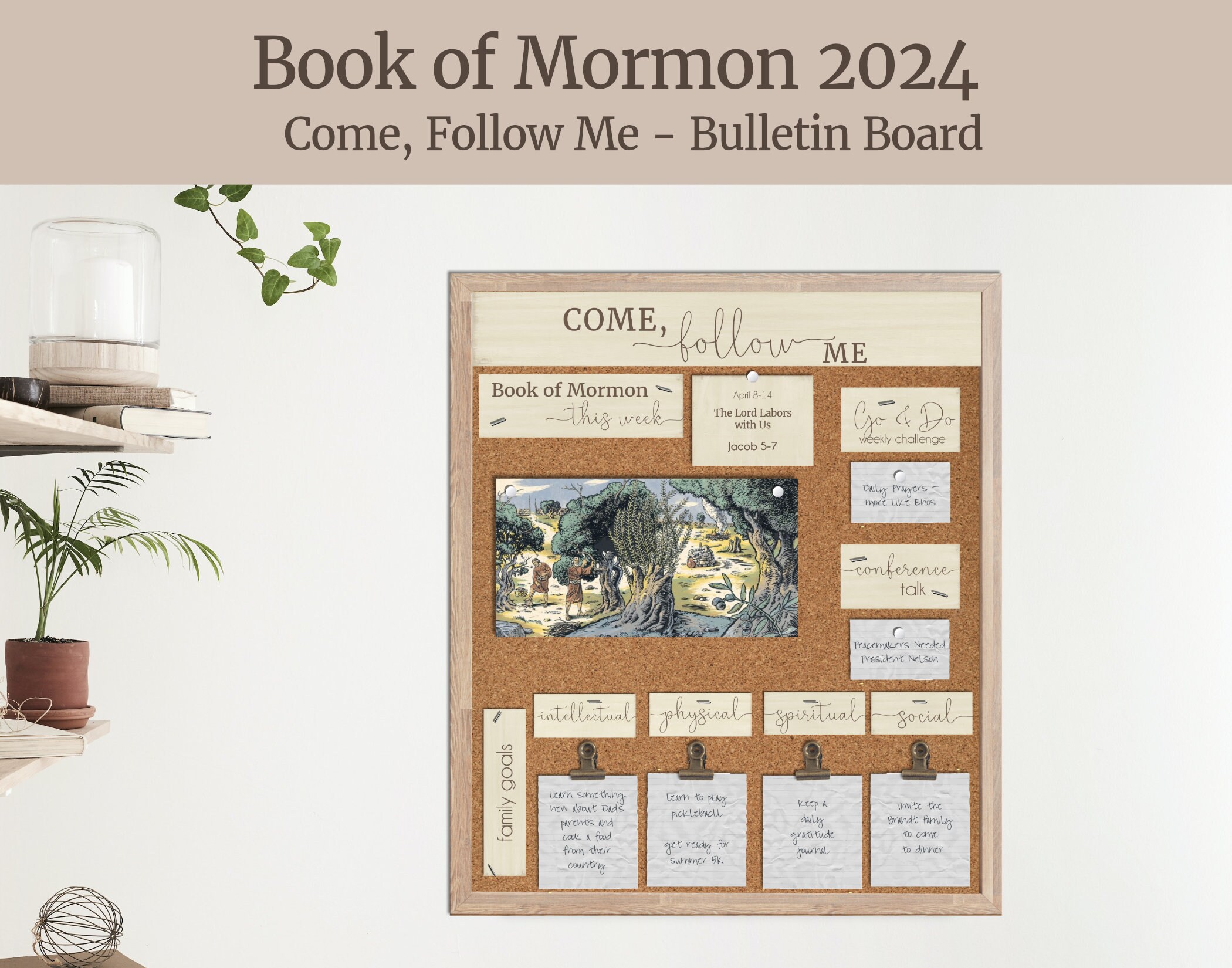 Book of Mormon Bulletin Board BUNDLE Bulletin Board, Scripture Cards ...