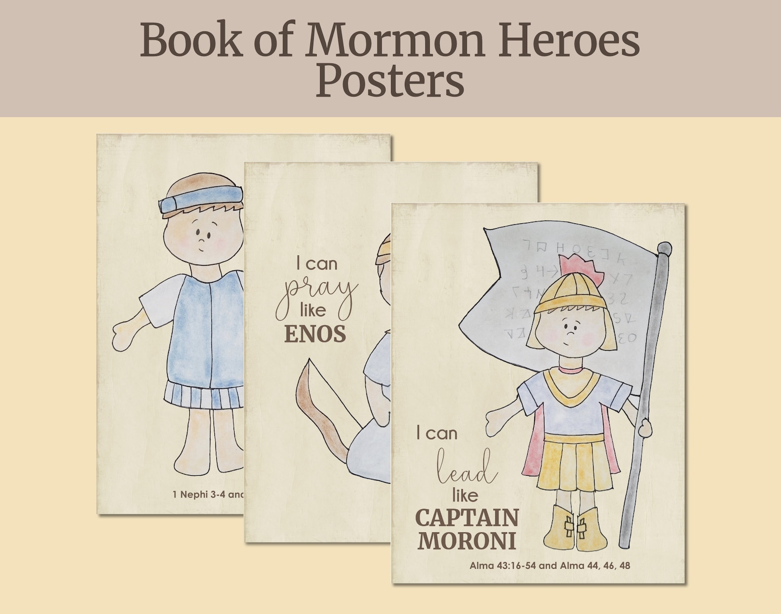 Book of Mormon Bulletin Board BUNDLE Bulletin Board, Scripture Cards ...