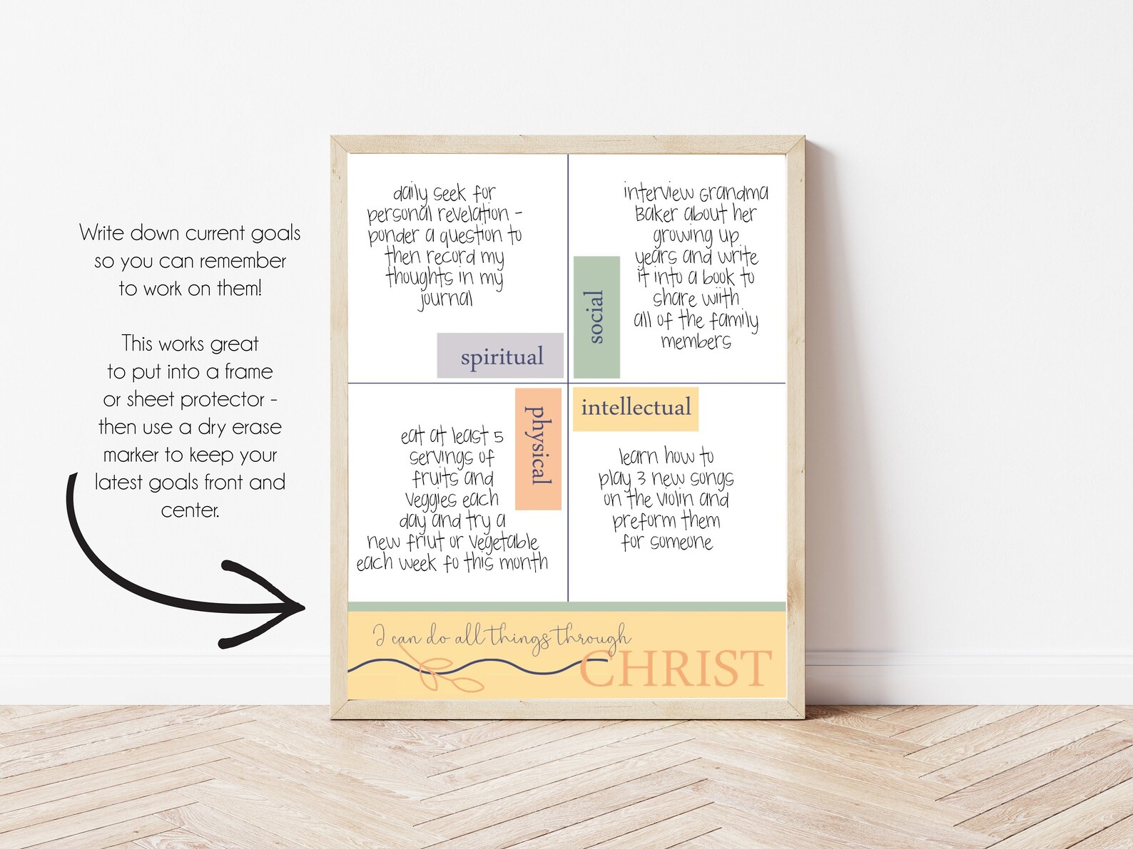 Goal Setting Kit for LDS Children and Youth Program Young Men - Etsy