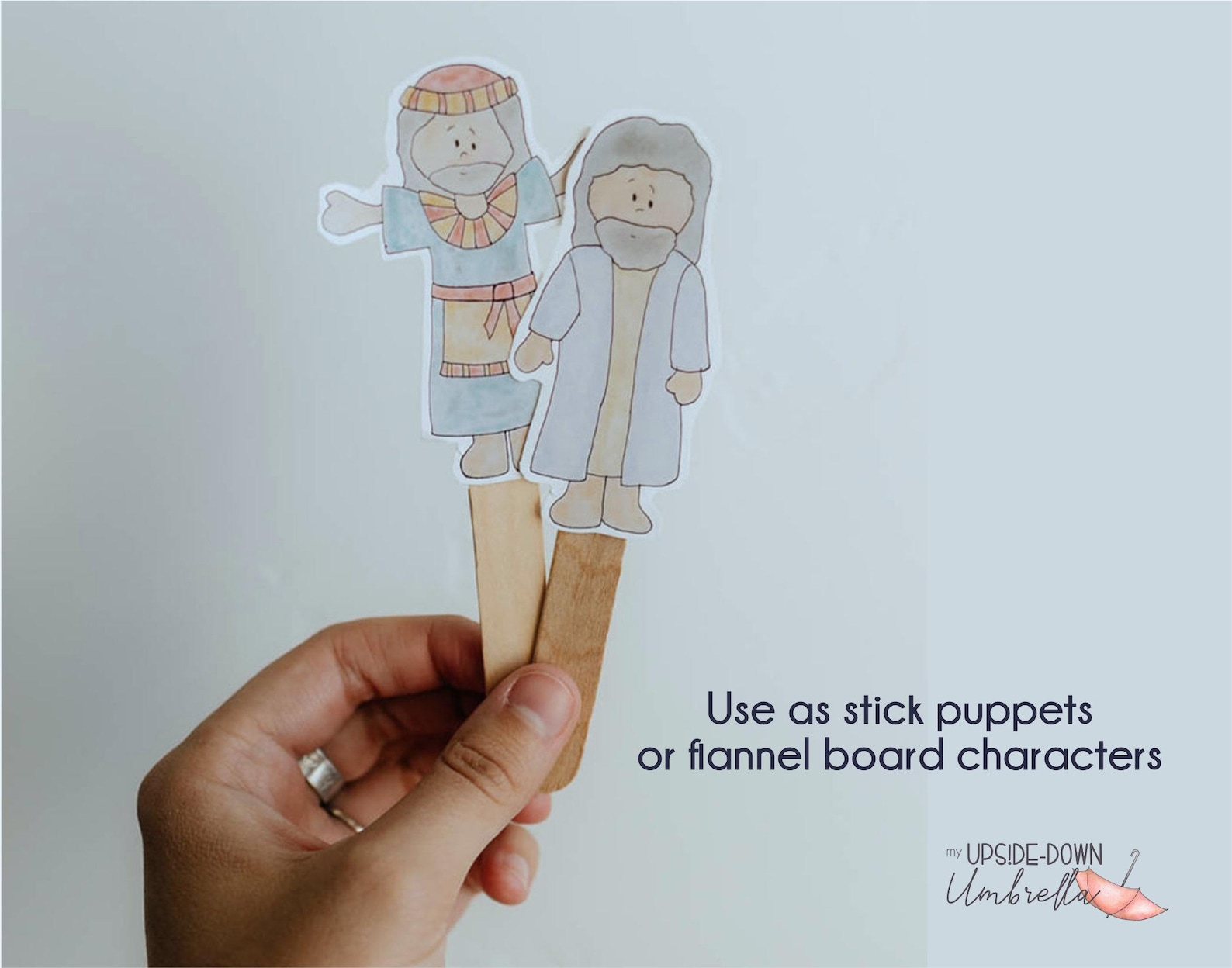 Bible Story Character Cutouts | Old Testament Scripture Pals | (set #2 ...