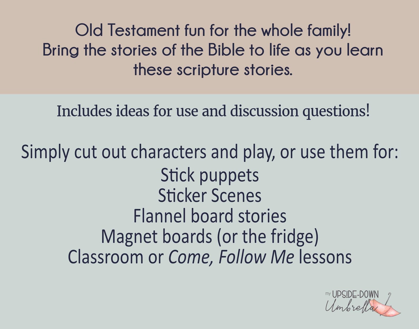 Bible Story Character Cutouts | Old Testament Scripture Pals | (set #2 ...