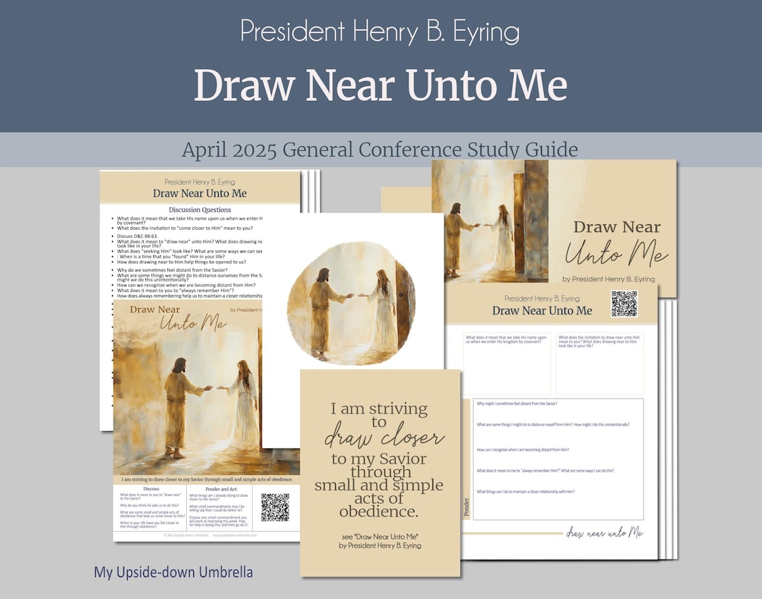 President Henry B. Eyring - Draw Near Unto Me - April 2025 General ...