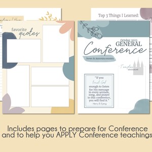 October 2023 General Conference Journal | General Conference Notebook ...