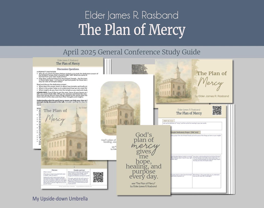 Elder James R. Rasband- the Plan of Mercy- April 2025 General ...