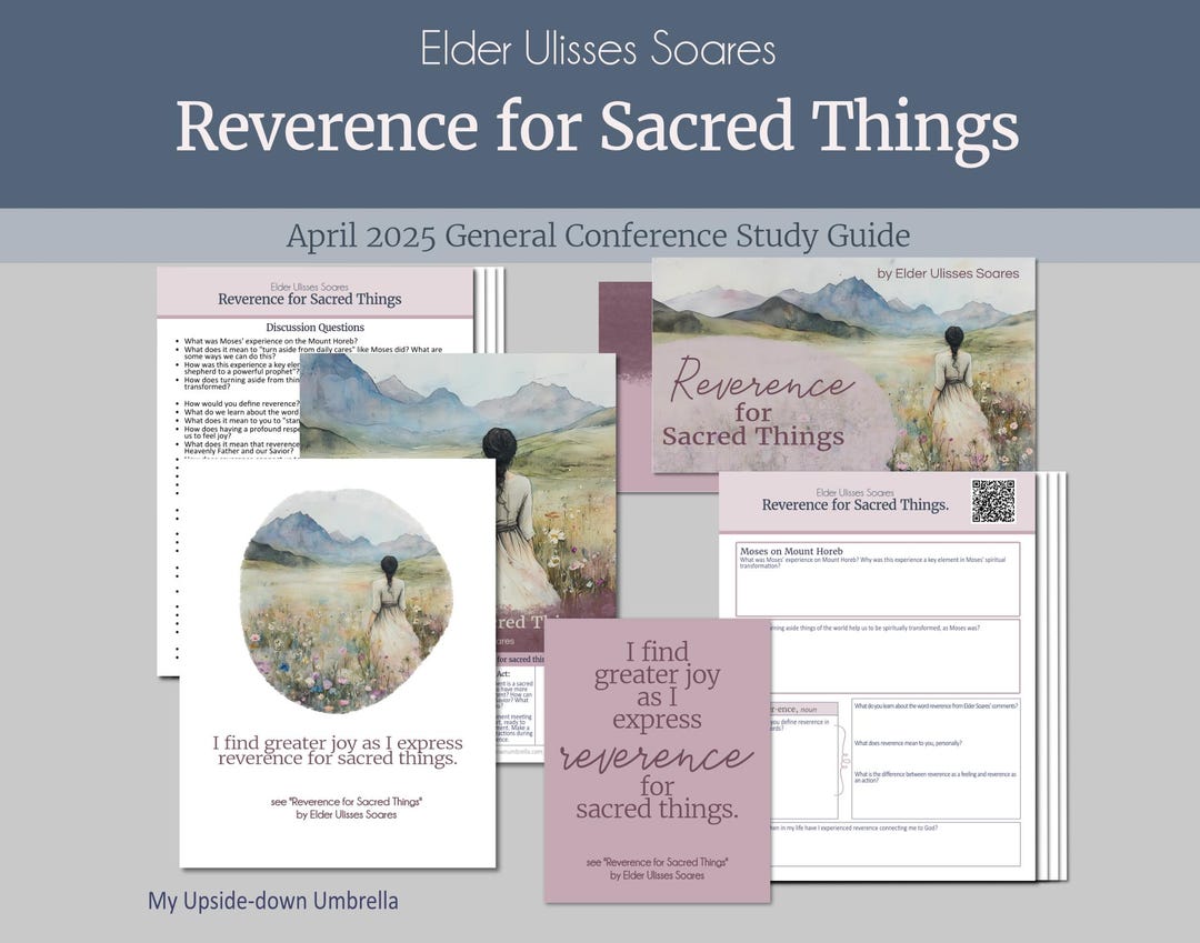 Elder Ulisses Soares - Reverence for Sacred Things - April 2025 General ...