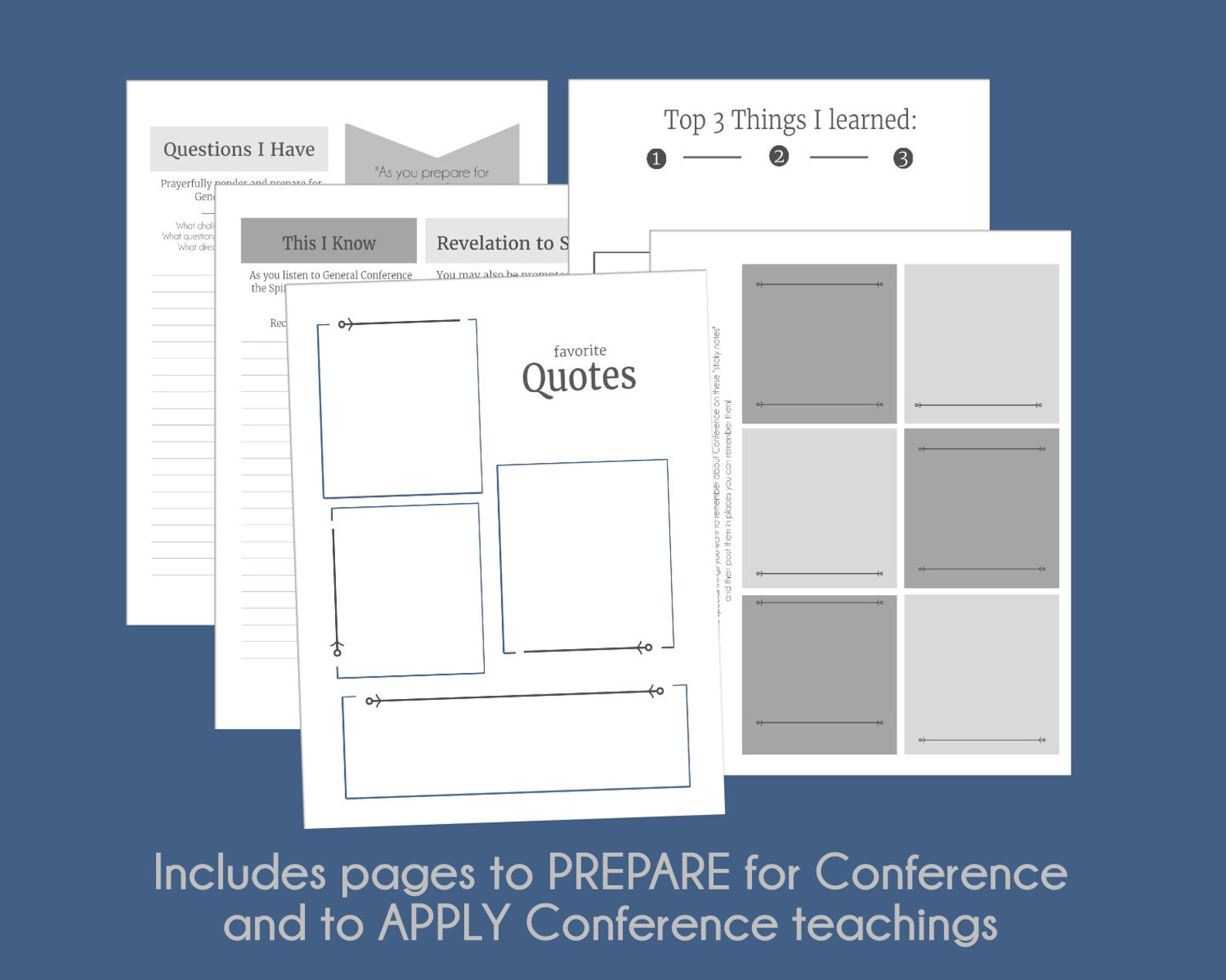 April 2024 General Conference Journal BUNDLE General Conference ...