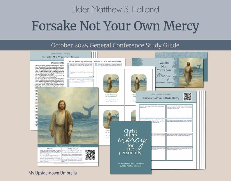 Elder Matthew S. Holland - Forsake Not Your Own Mercy - October 2025 ...