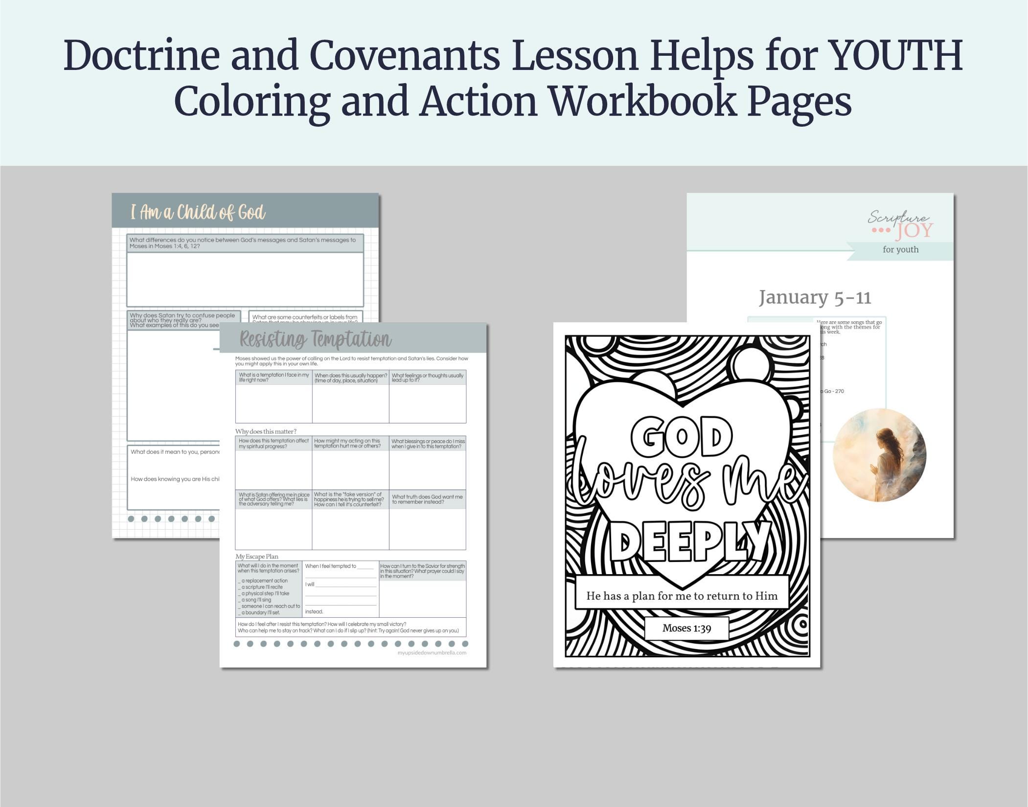 January 5-11 | LDS Youth Lesson Plan | Young Women, Young Men | "this ...
