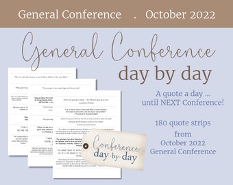 General Conference Journal Printable Use This General - Etsy