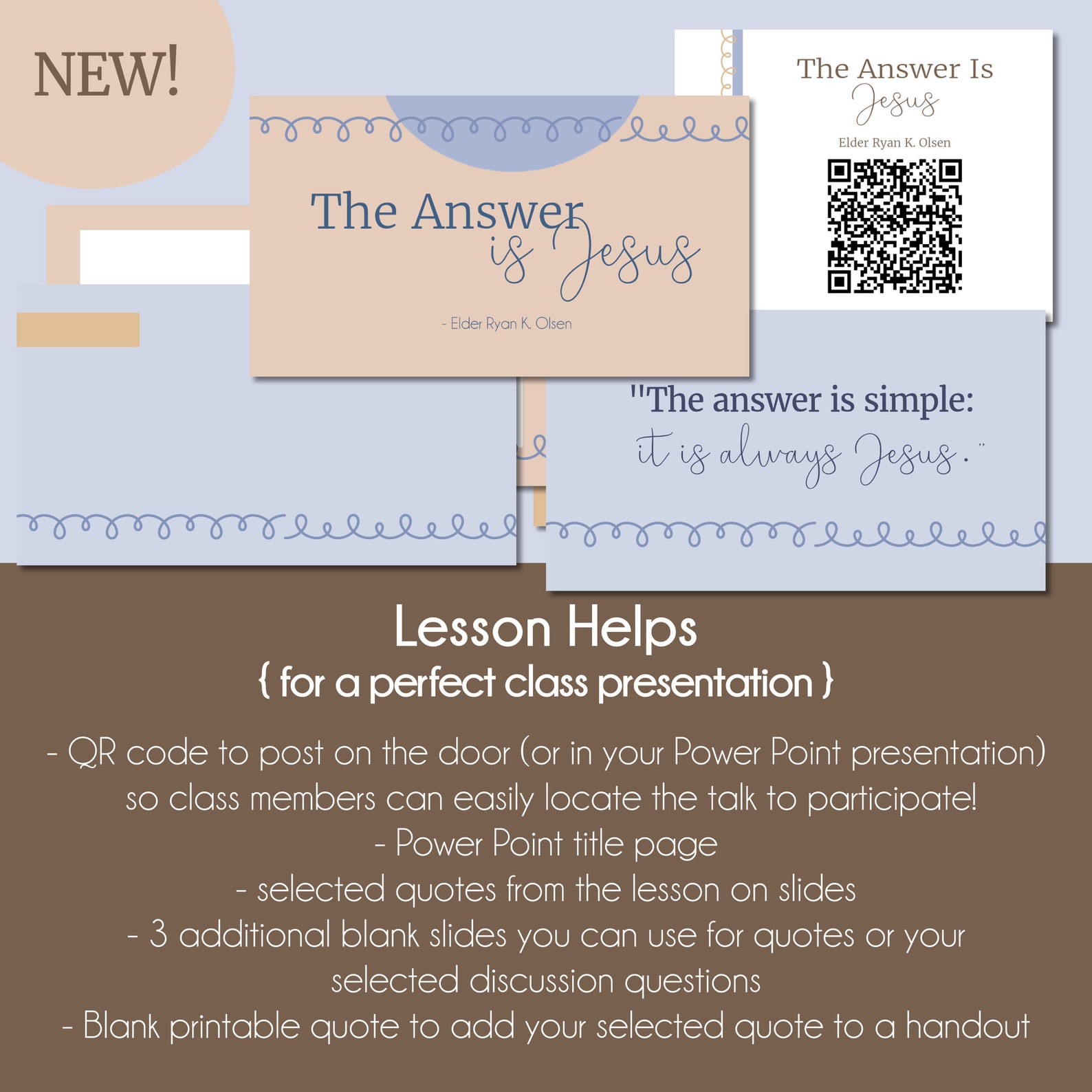 The Answer is Jesus Elder Ryan K. Olsen General Conference Study Kit ...