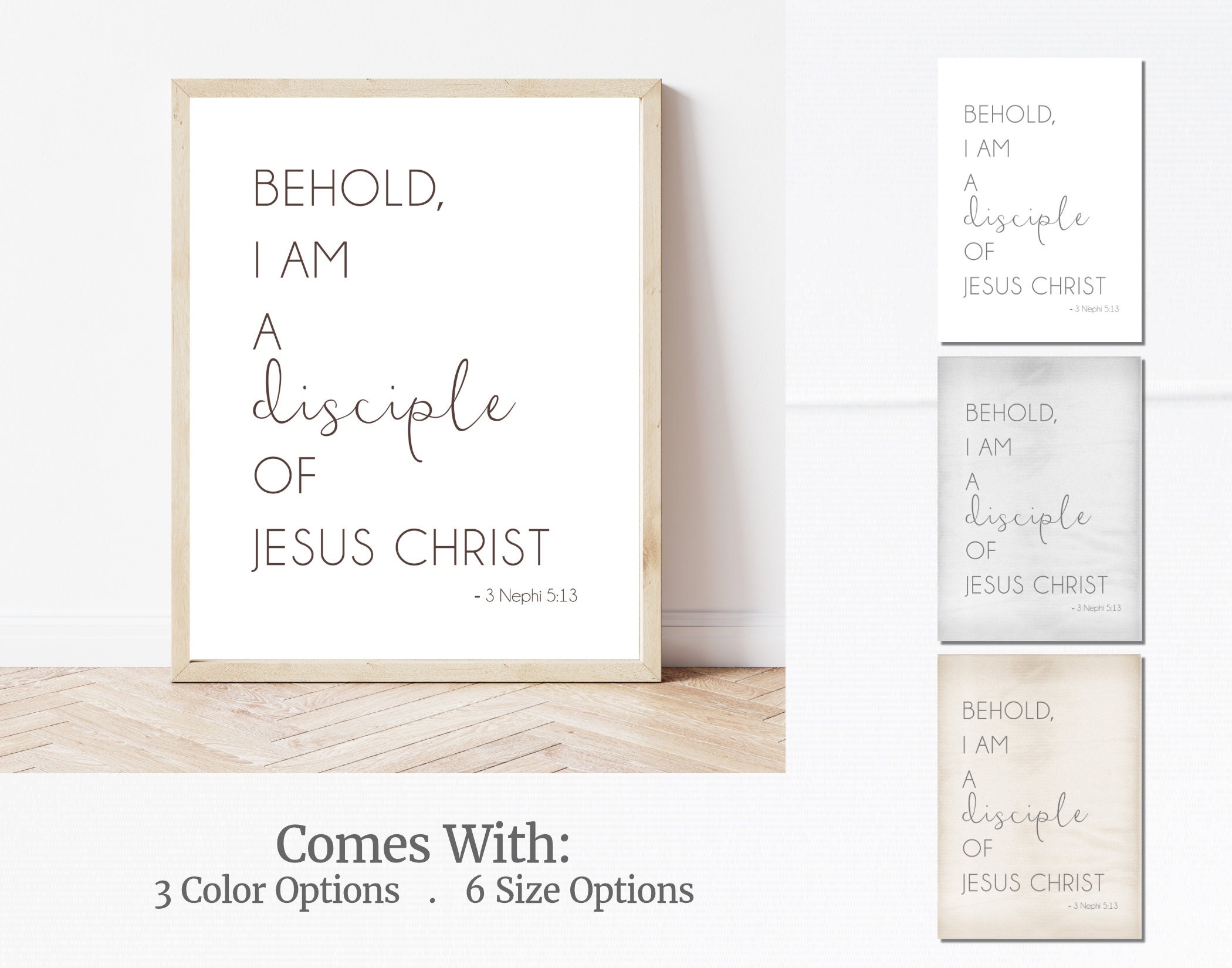 I Am a Disciple of Jesus Christ | Young Women Printable Posters | 2024 ...