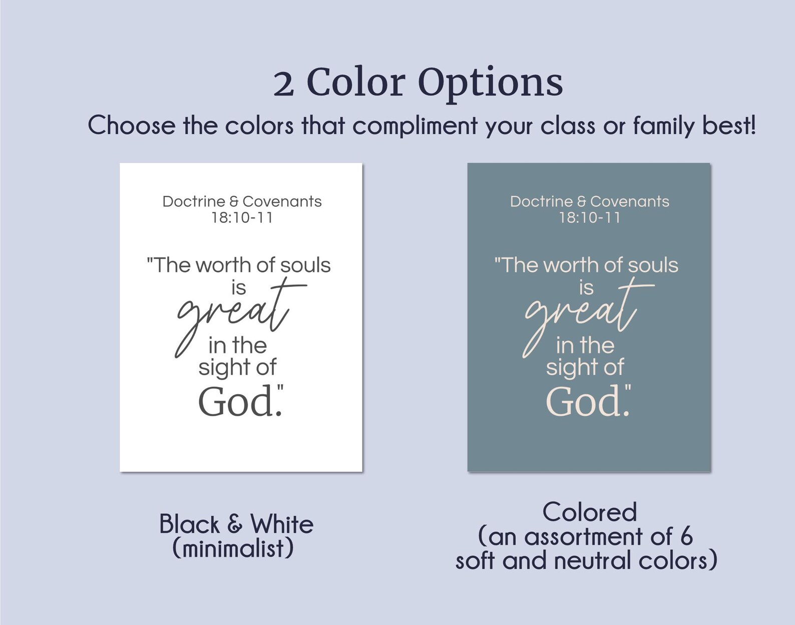 Doctrinal Mastery POSTERS for Doctrine and Covenants | LDS Seminary ...
