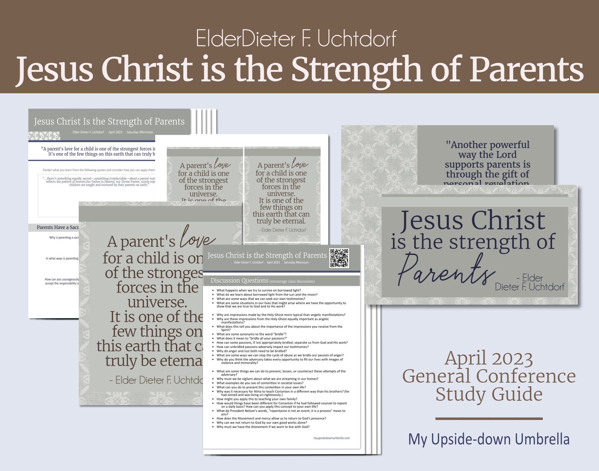 Jesus Christ is the Strength of Parents Dieter F. Uchtdorf Relief ...