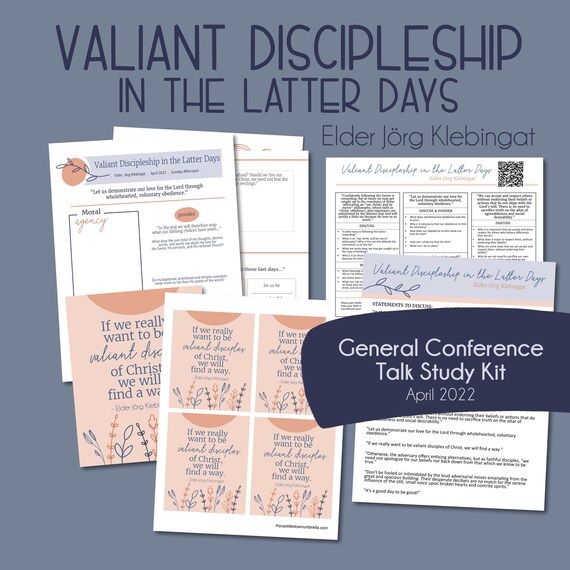 General Conference Study Kit April 2022 valiant - Etsy