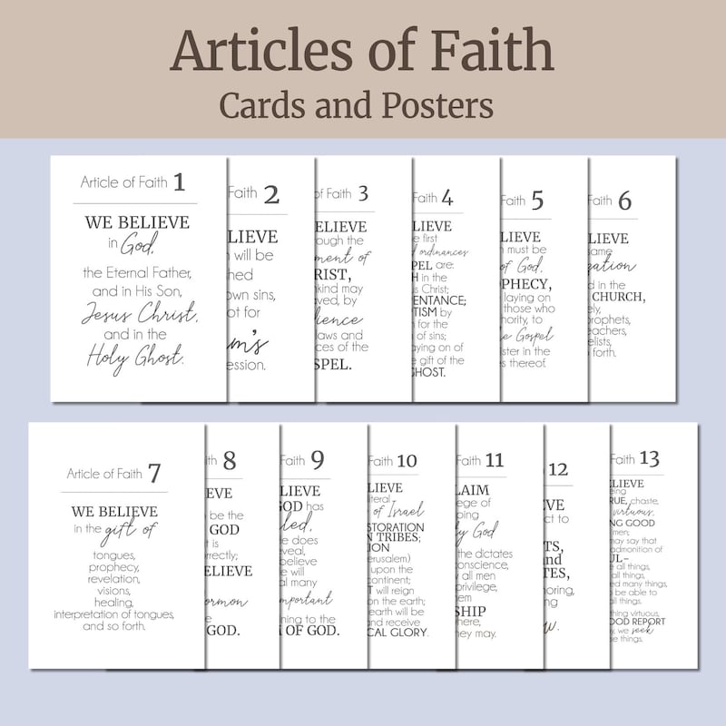 Faith Poster - Etsy