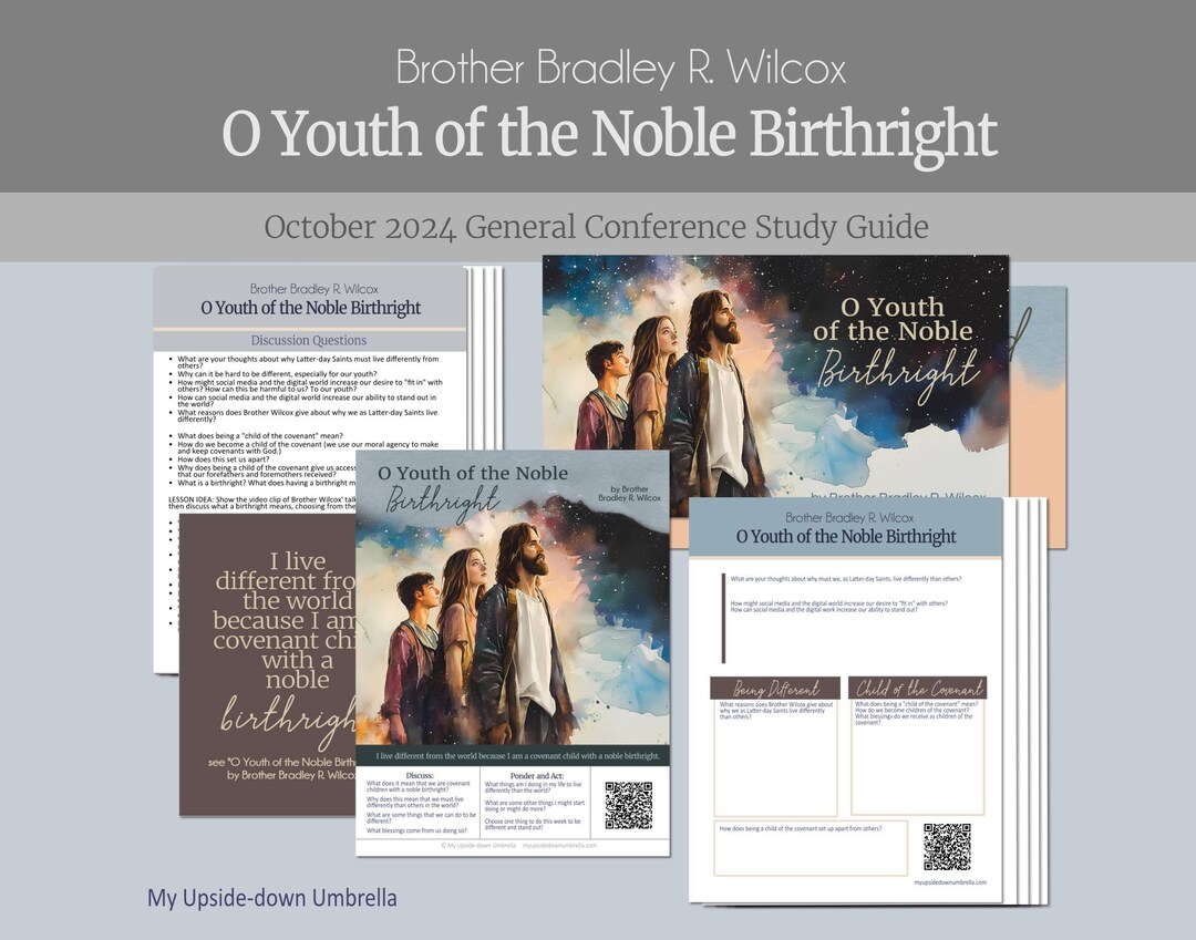 O Youth of a Noble Birthright - Bradley R. Wilcox - October 2024 ...