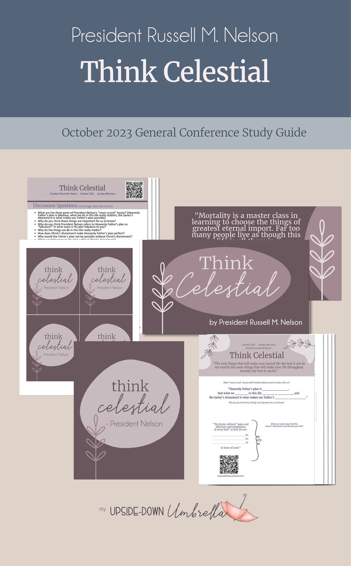 Think Celestial President Russell M. Nelson, Relief Society Lesson Plan ...