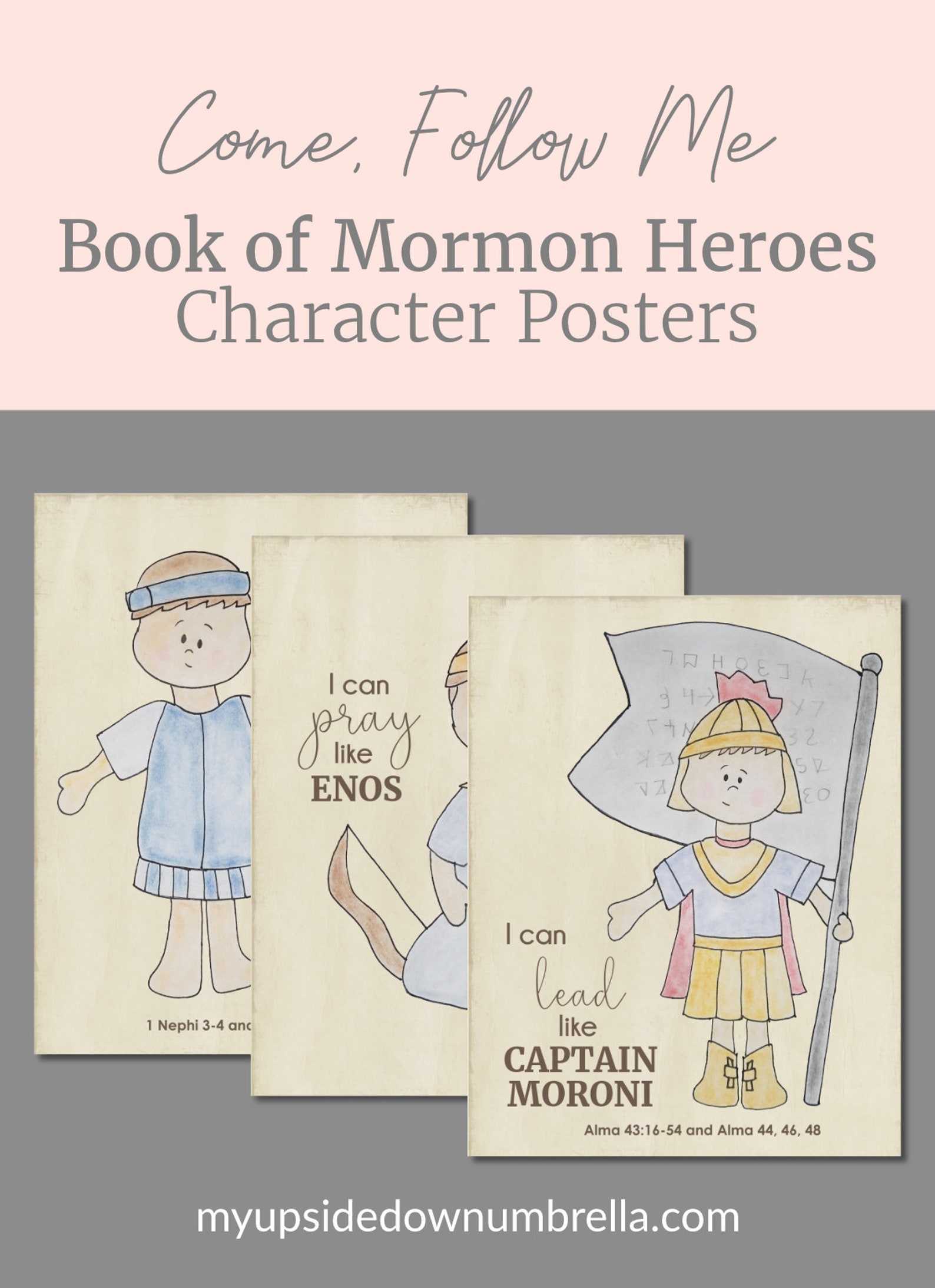 Book of Mormon Heroes Posters and Collecting Cards | LDS Primary ...